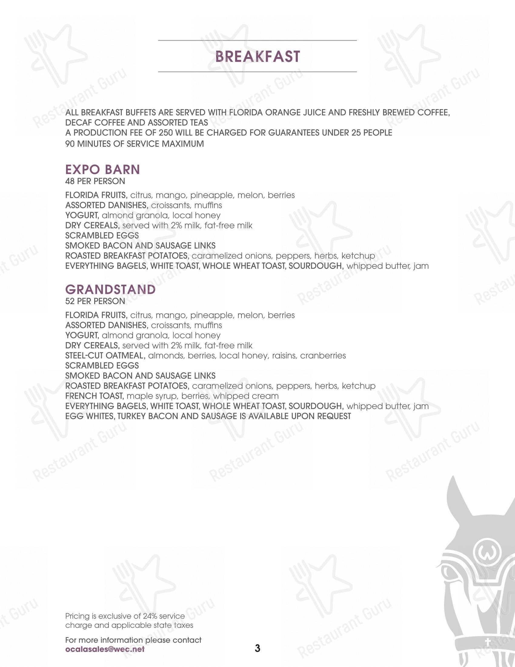 Menu at Yellow Pony Pub & Garden, Ocala