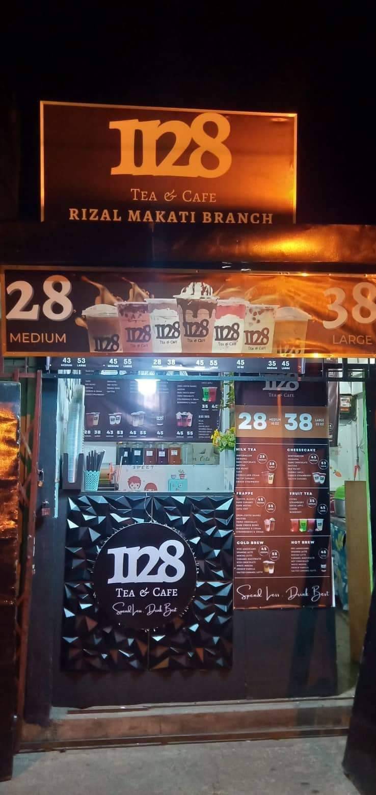 Menu at 1128 Tea & Cafe - Rizal Makati Branch, Taguig