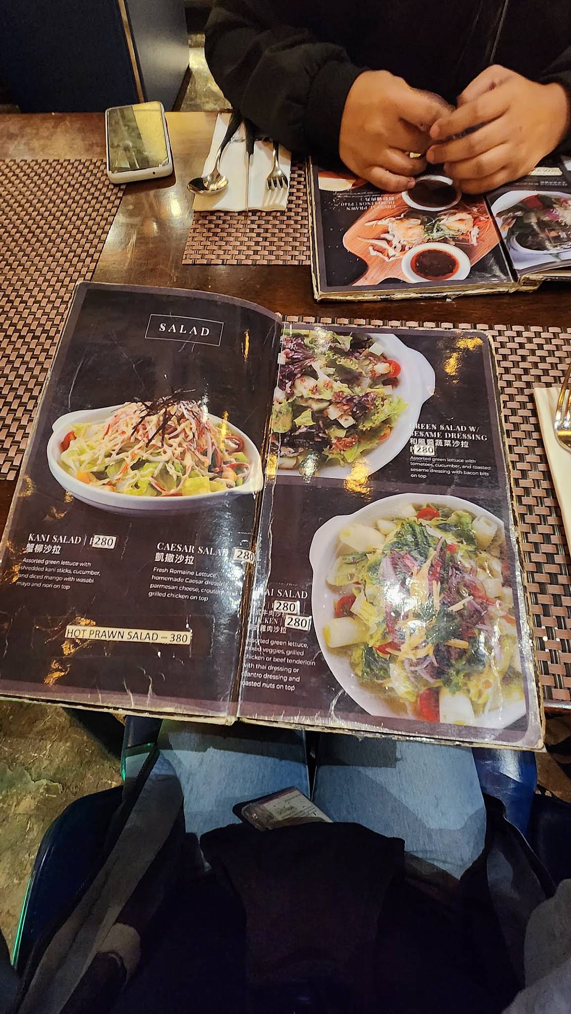 Menu at 1919 Grand Cafe, Manila