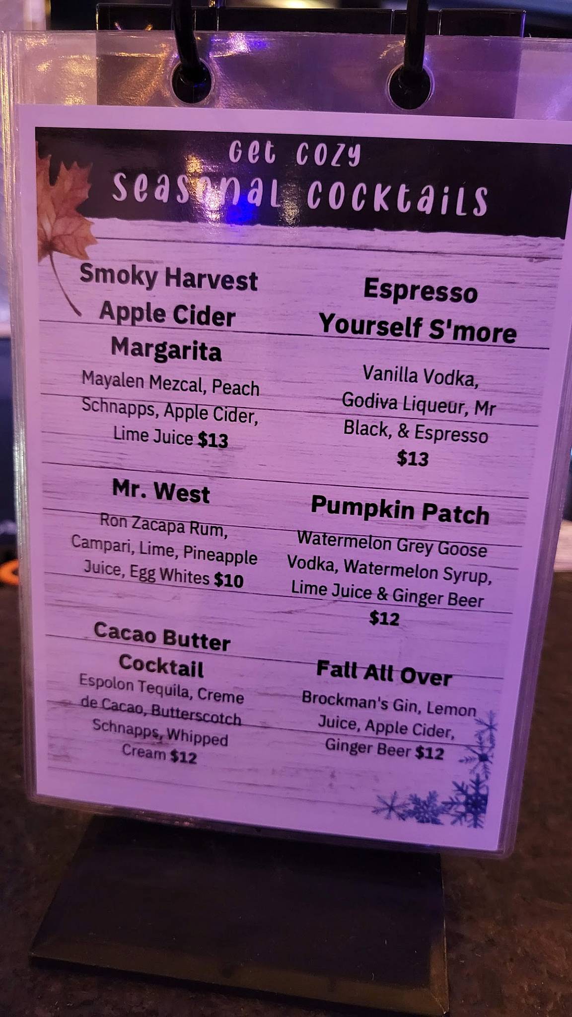 Menu at 22 West Tap and Grill pub & bar, Bridgewater, US-22