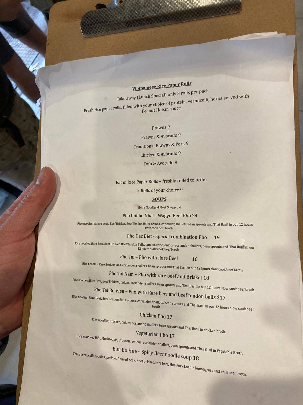 Menu at 29 Cafe & Eatery, Curtin
