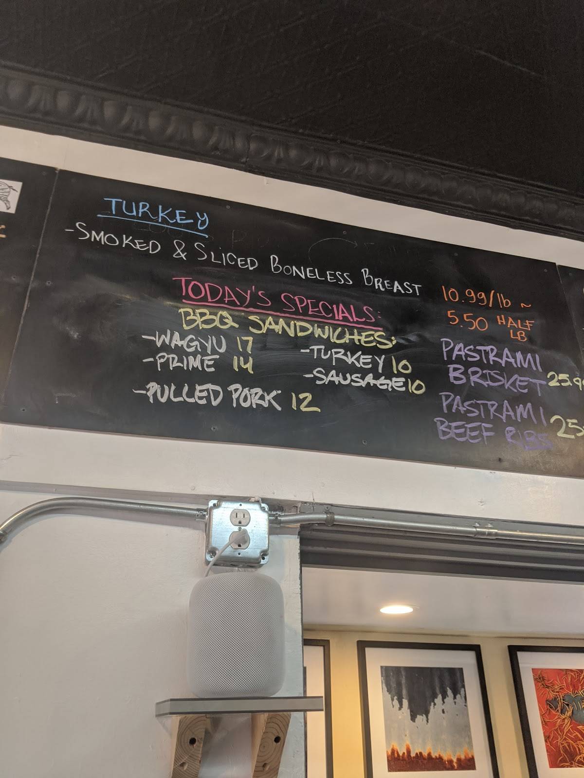 Menu at 2Fifty Texas BBQ, Riverdale Park