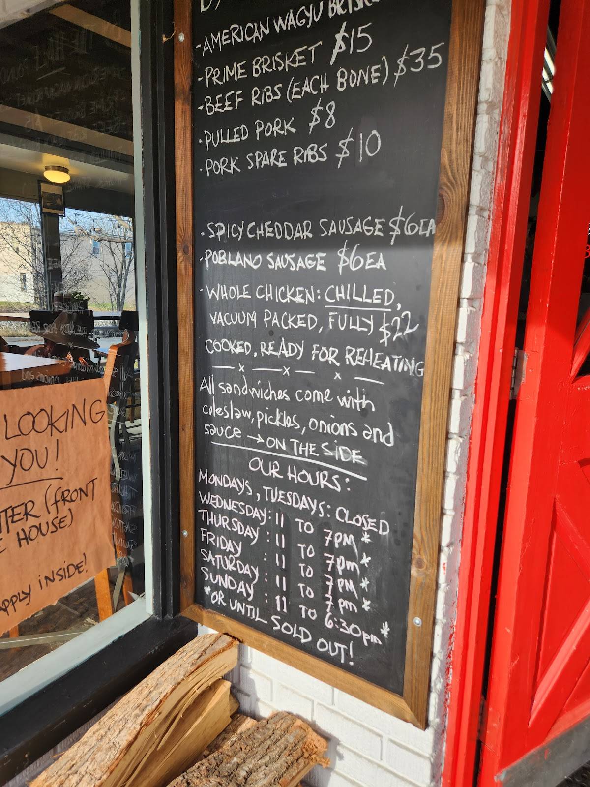 Menu at 2Fifty Texas BBQ, Riverdale Park