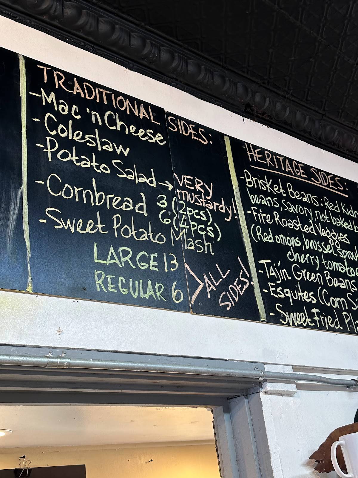 Menu at 2Fifty Texas BBQ, Riverdale Park