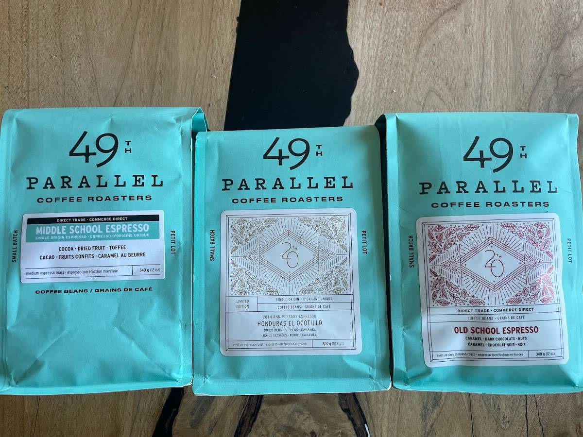 Menu at 49th Parallel Café & Lucky's Doughnuts - Main Street, Vancouver ...