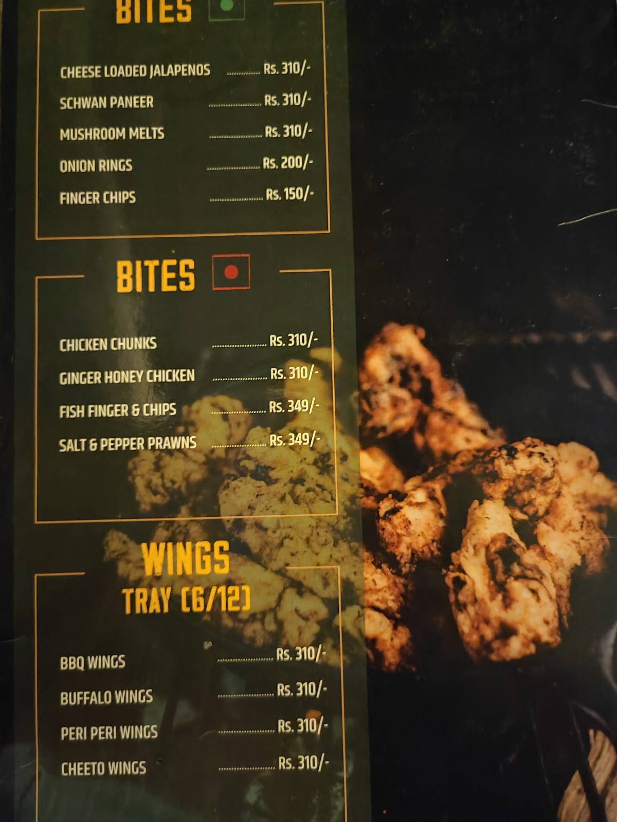 Menu at 90's Cafe & Restaurant, Vijayawada