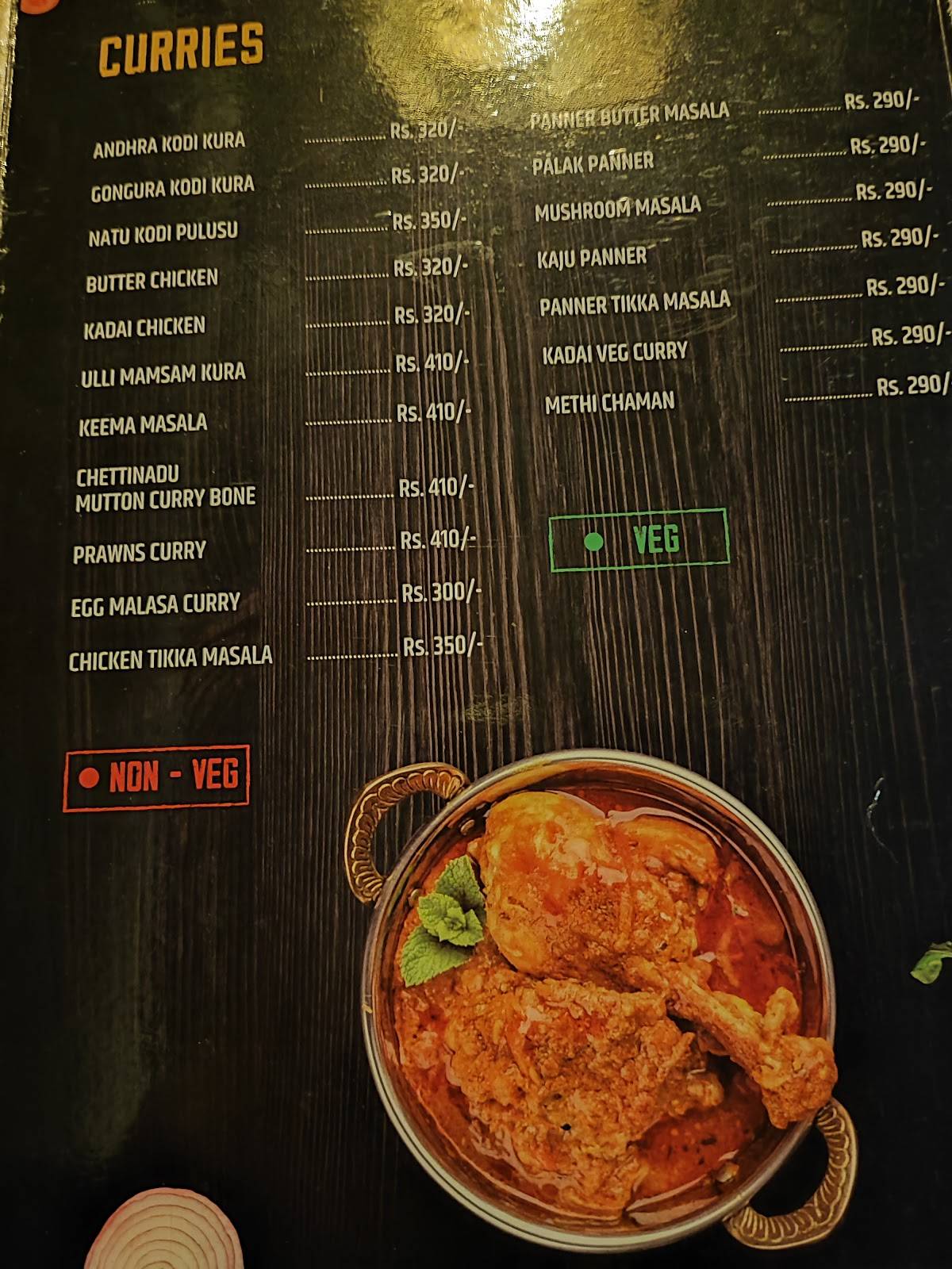 Menu at 90's Cafe & Restaurant, Vijayawada