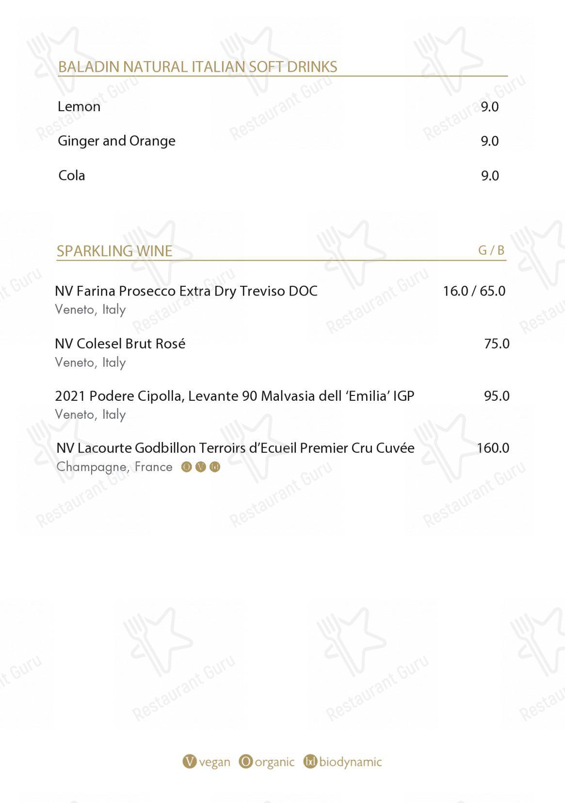 Menu at A Chef Secrets restaurant, Berowra Waters