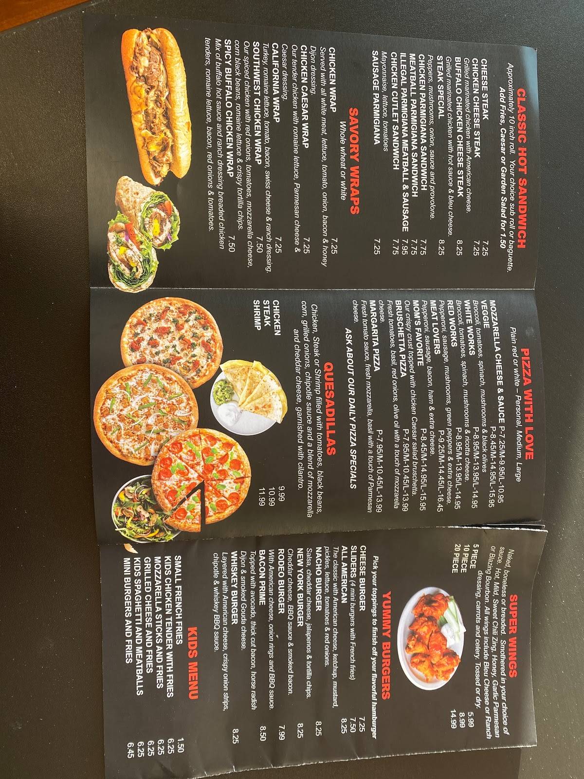 Menu at ALL ABOUT HIGH STREET restaurant, Pottstown