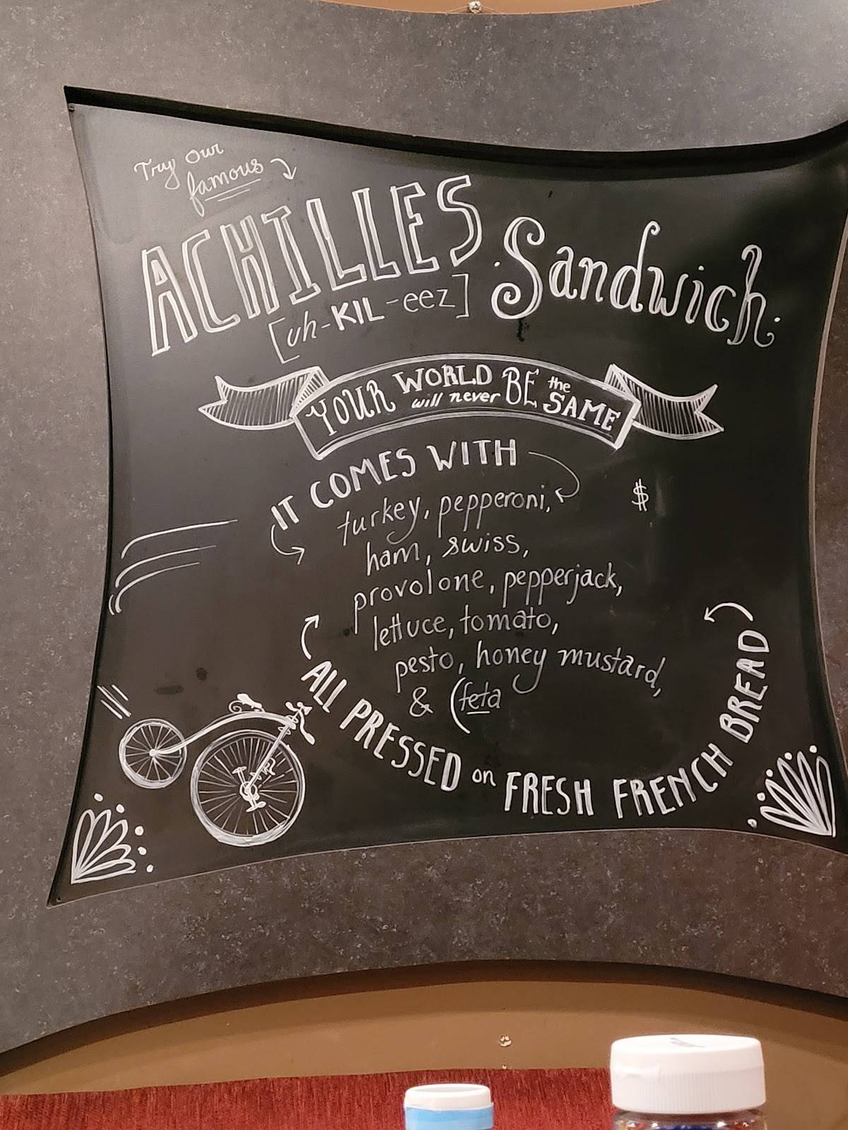 Menu at Arome Art Cafe, Orlando