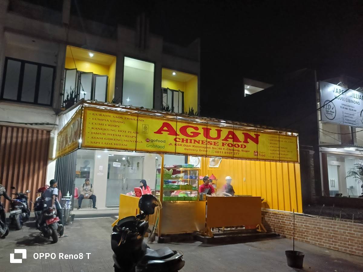 Menu at Aguan Chinese Food Cibinong restaurant, Indonesia