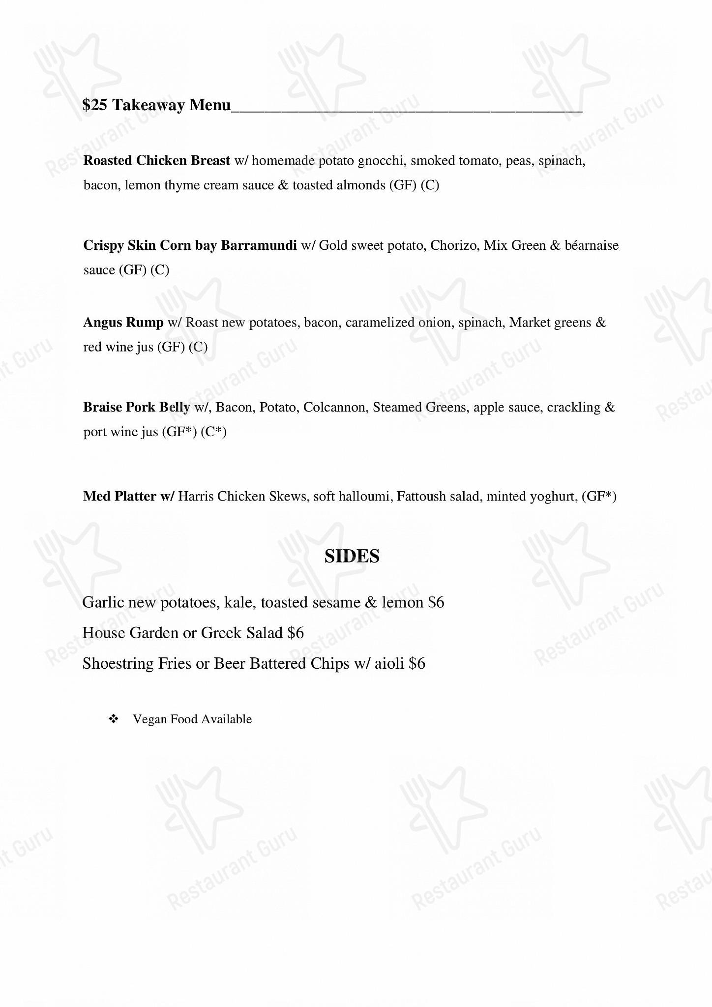 Menu at Portabella Restaurant, Albany Creek
