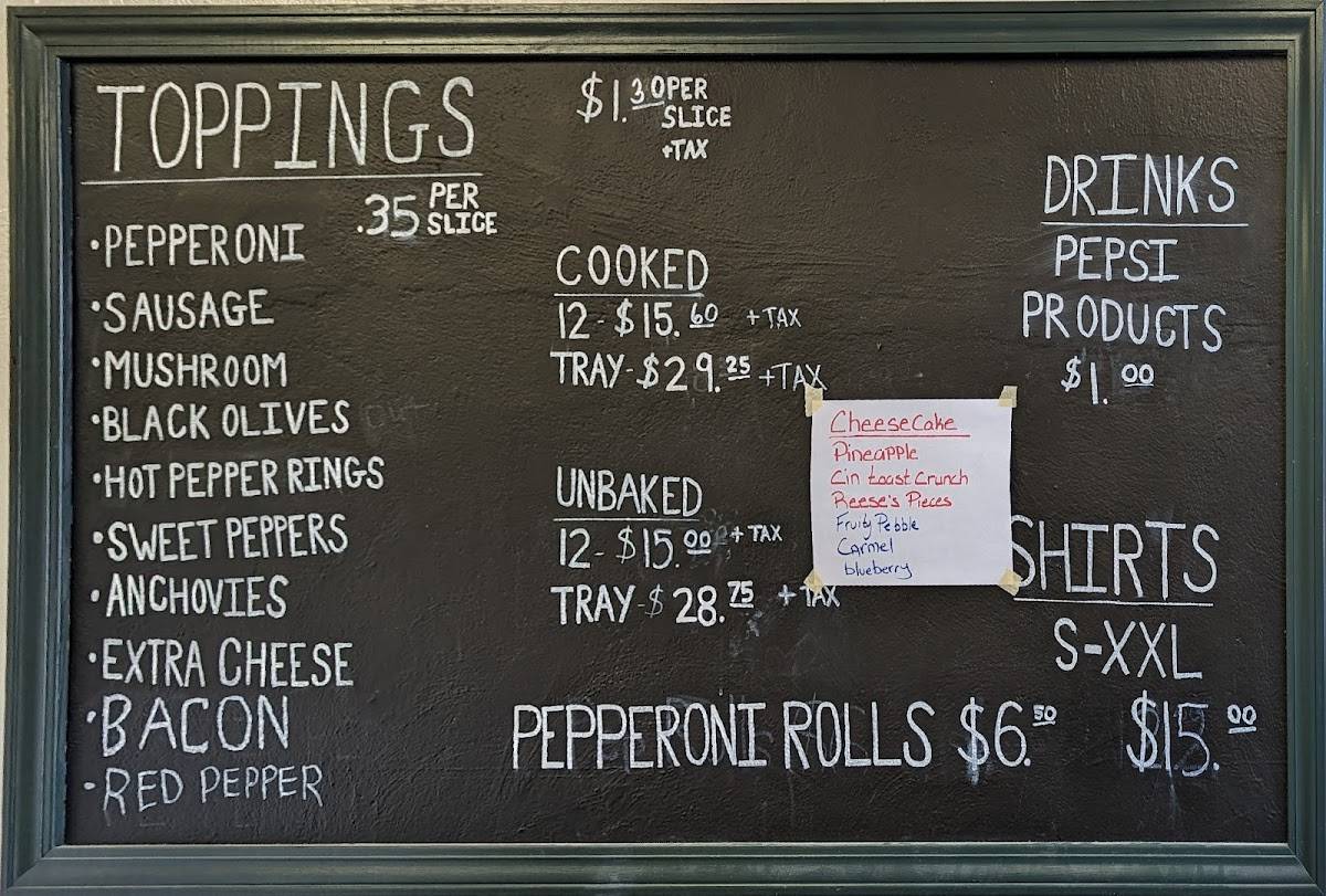 Menu at Police Station Pizza pizzeria, Ambridge