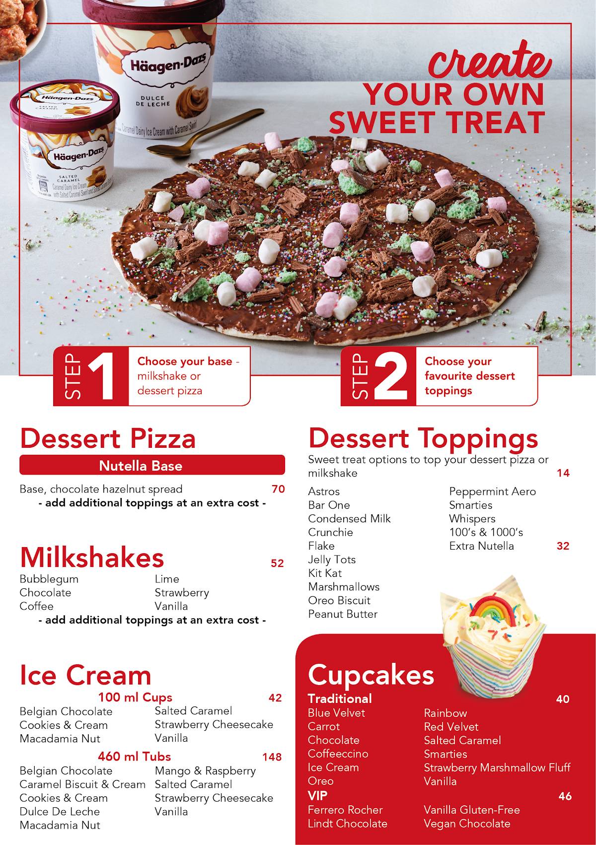 Menu at Andiccio24 Greenstone restaurant, Johannesburg