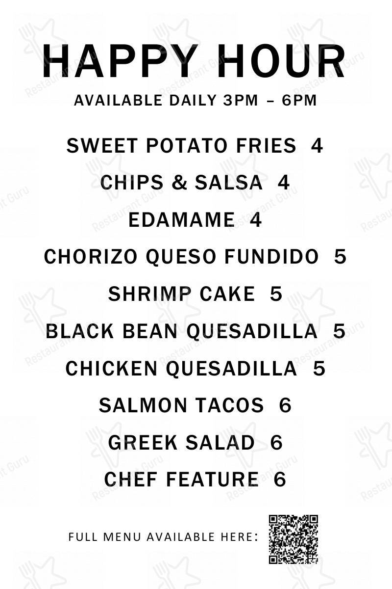 Menu at Carlyle Grill pub & bar, Ann Arbor