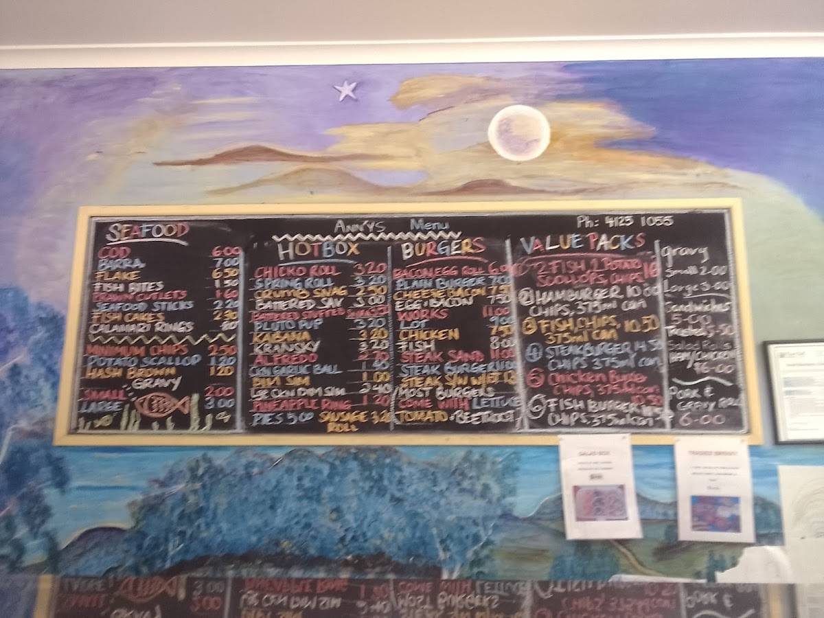 Menu at Anny's Takeaway & Convenient Store fast food, Urangan