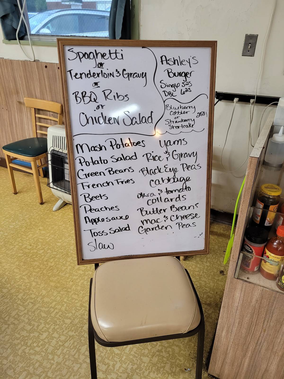 Menu at Ashley's Diner BBQ, Goldsboro