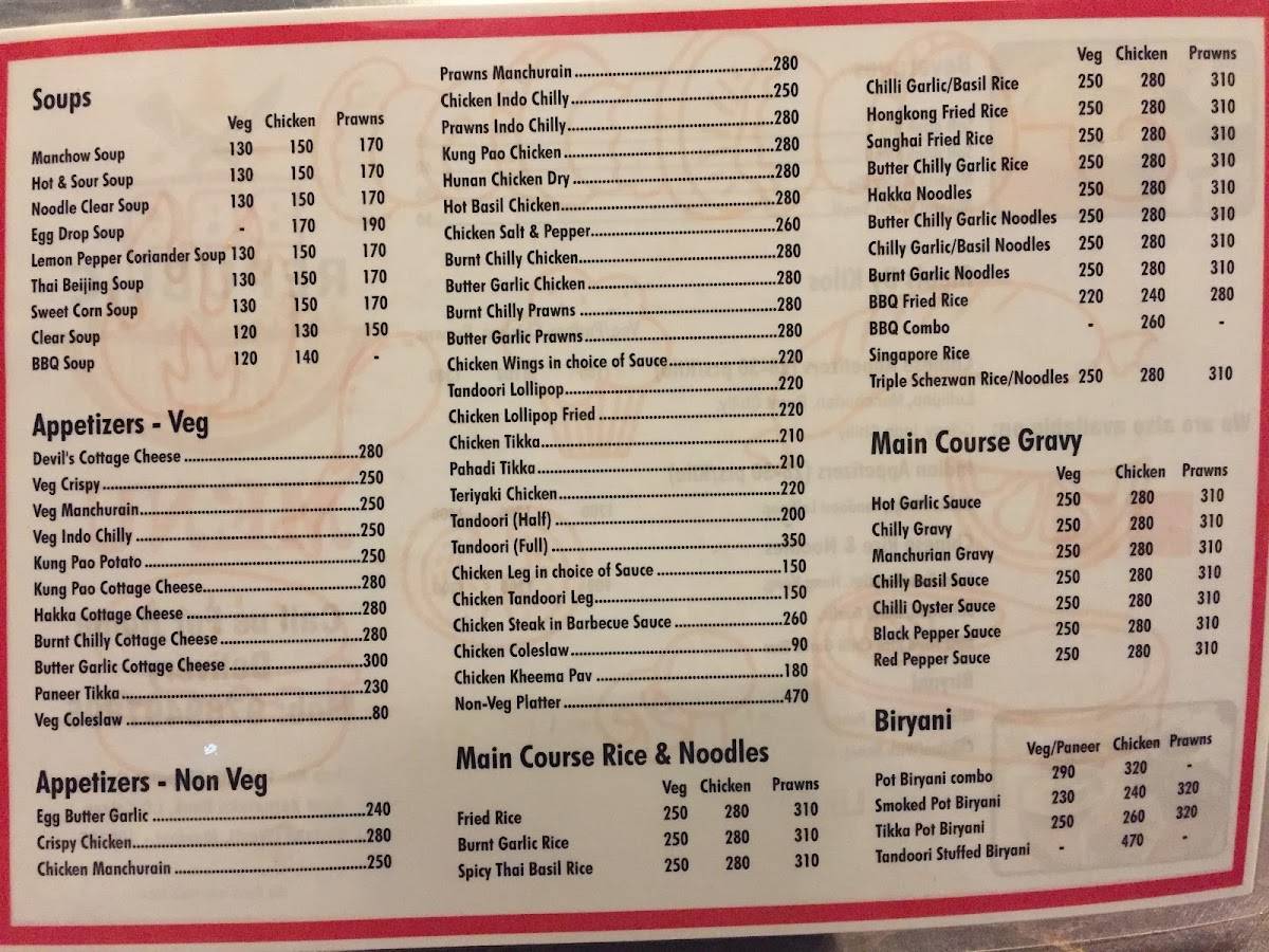 Menu at BBQ REPUBLIC, Mumbai, Shop no 5