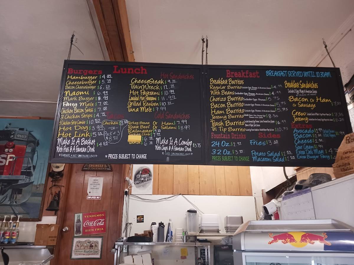 Menu at Roundhouse Deli BBQ, Roseville