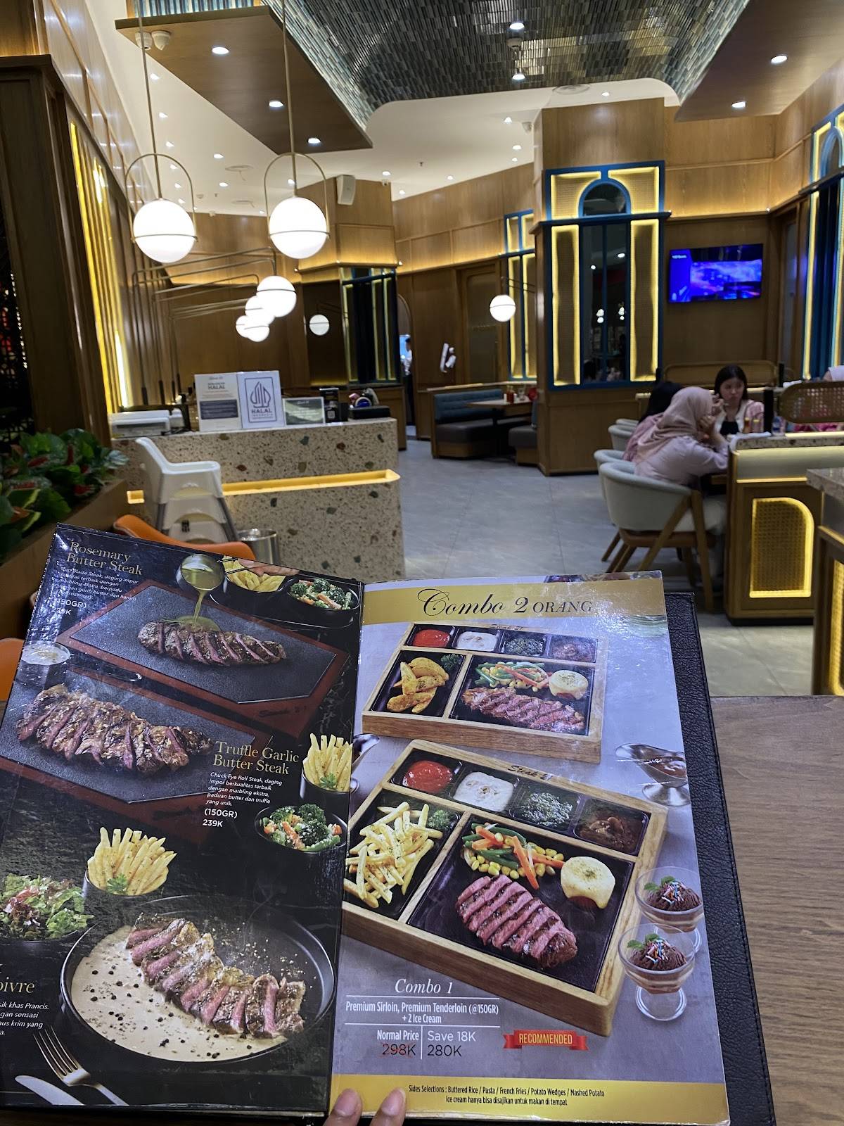 Menu at Steak 21 BBQ, South Jakarta