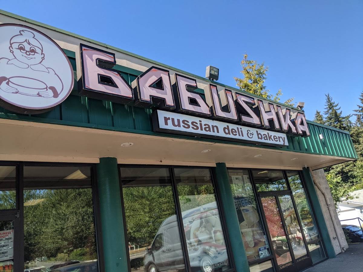 Menu at Babushka Russian Deli and Bakery, Wood Village