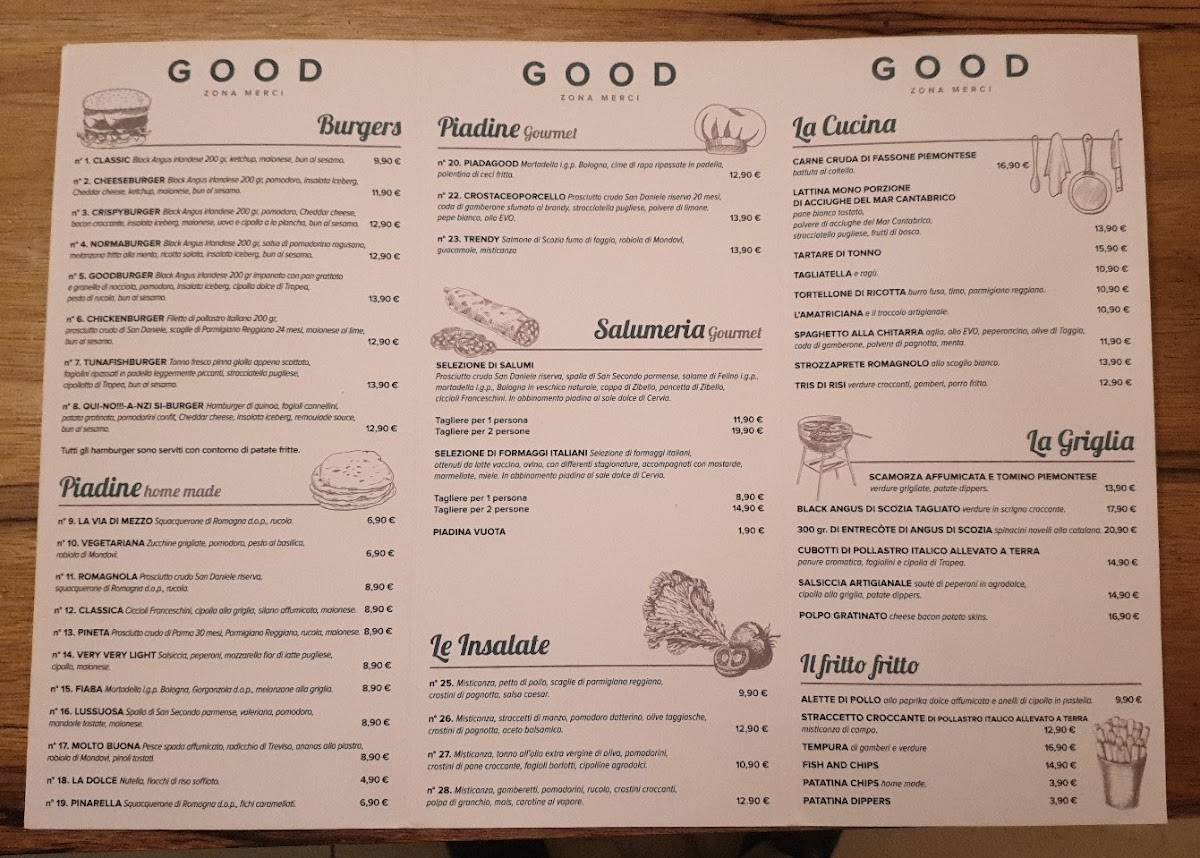 Menu at Baratie Maranello Drinks and Food, Maranello