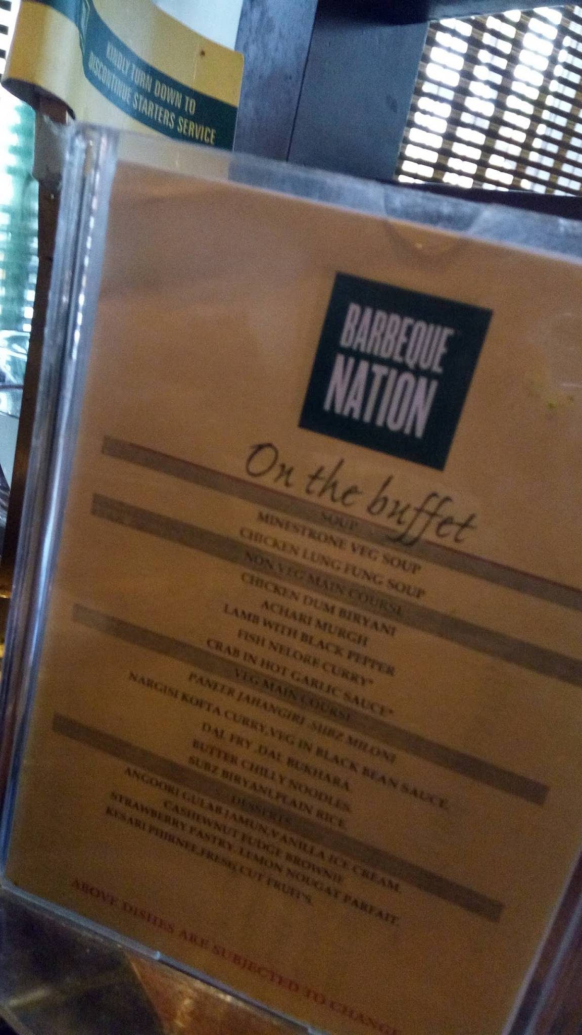 Menu at Barbeque Nation - Mumbai - Times Square, Sakinaka, Mumbai, 3