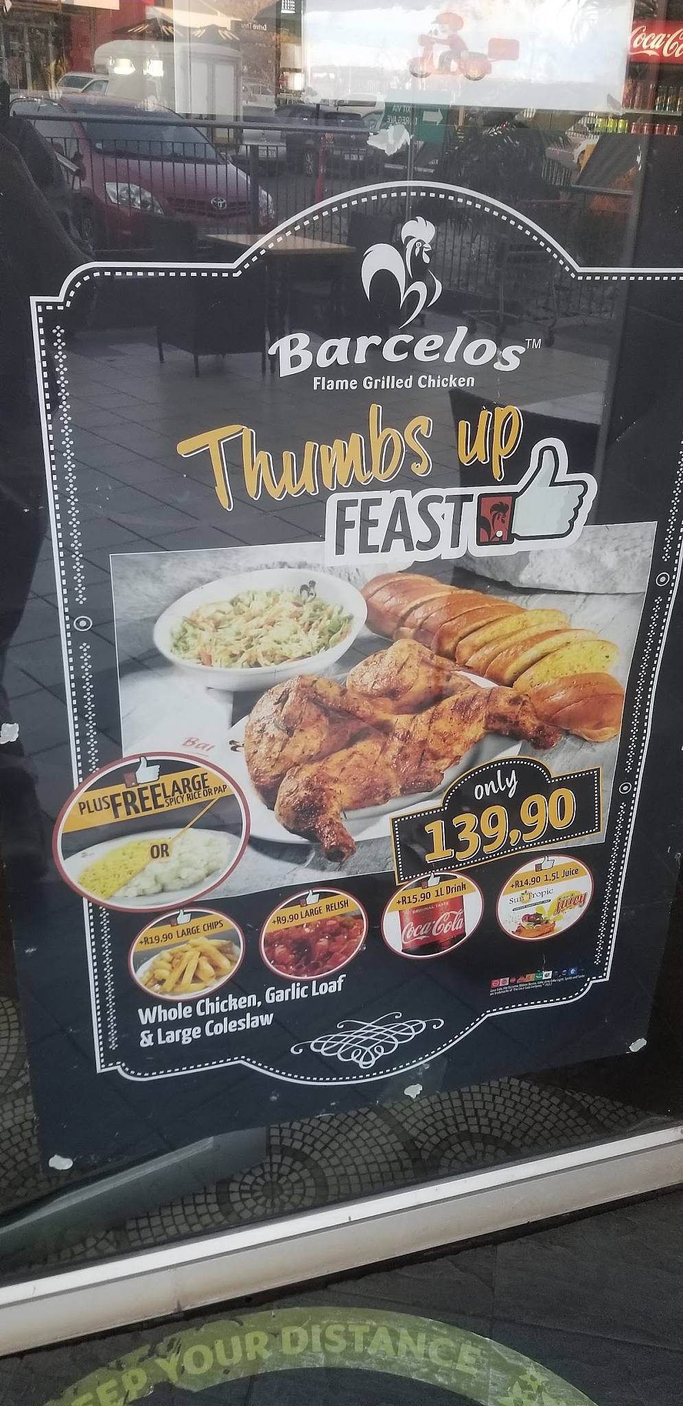 Menu at Barcelos Karen Park, Pretoria, Shop 21 Karenpark Crossing Ctr