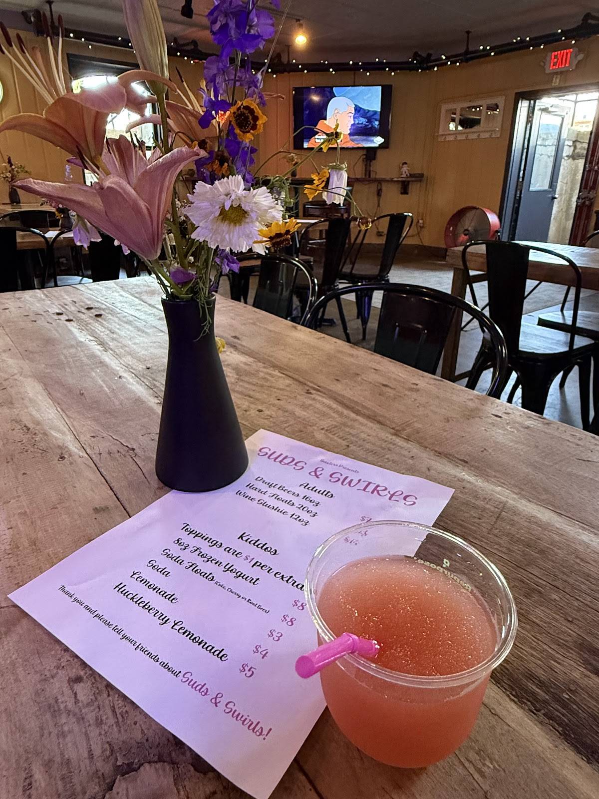 Menu at Baxters on Cedar Daily 12-8pm, Suds & Swirls Daily closed pub ...
