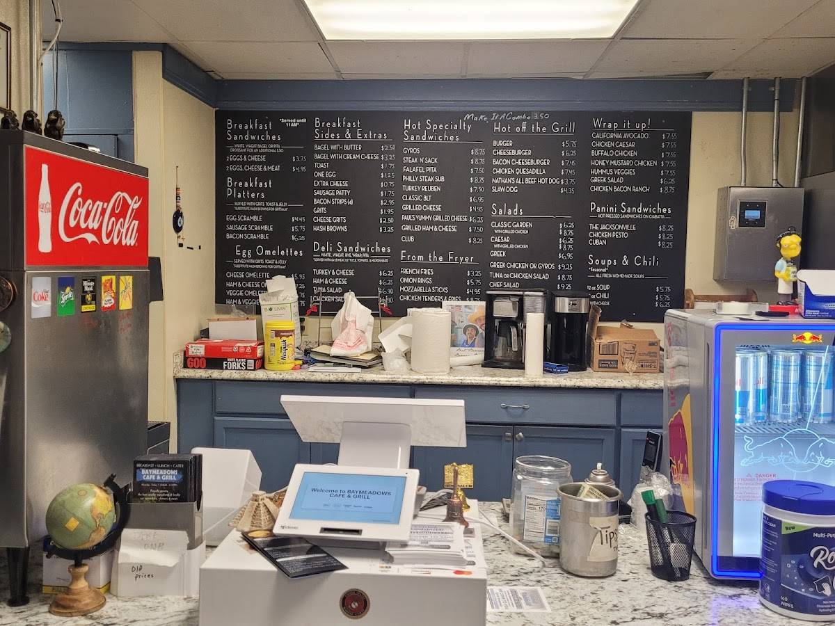 Menu at Baymeadows Cafe and Grill, Jacksonville