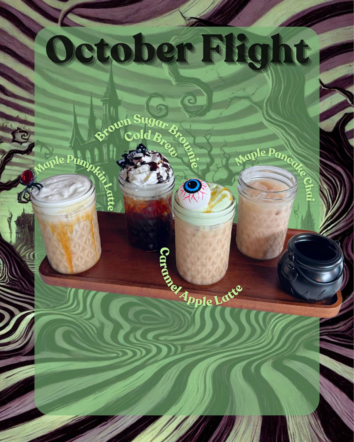 Menu at Bear’s Coffee and Roasting Co. cafe, Terre Haute