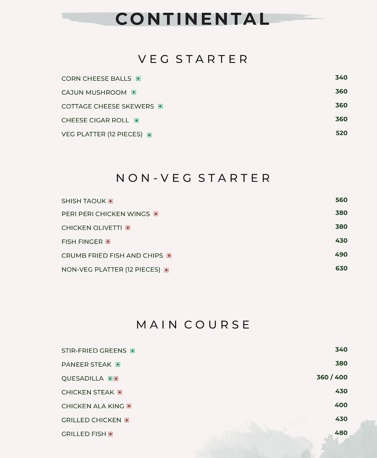 Menu at Behind Yellow Doors Diner, Varanasi, Hotel Stay Banaras C-33/52 ...