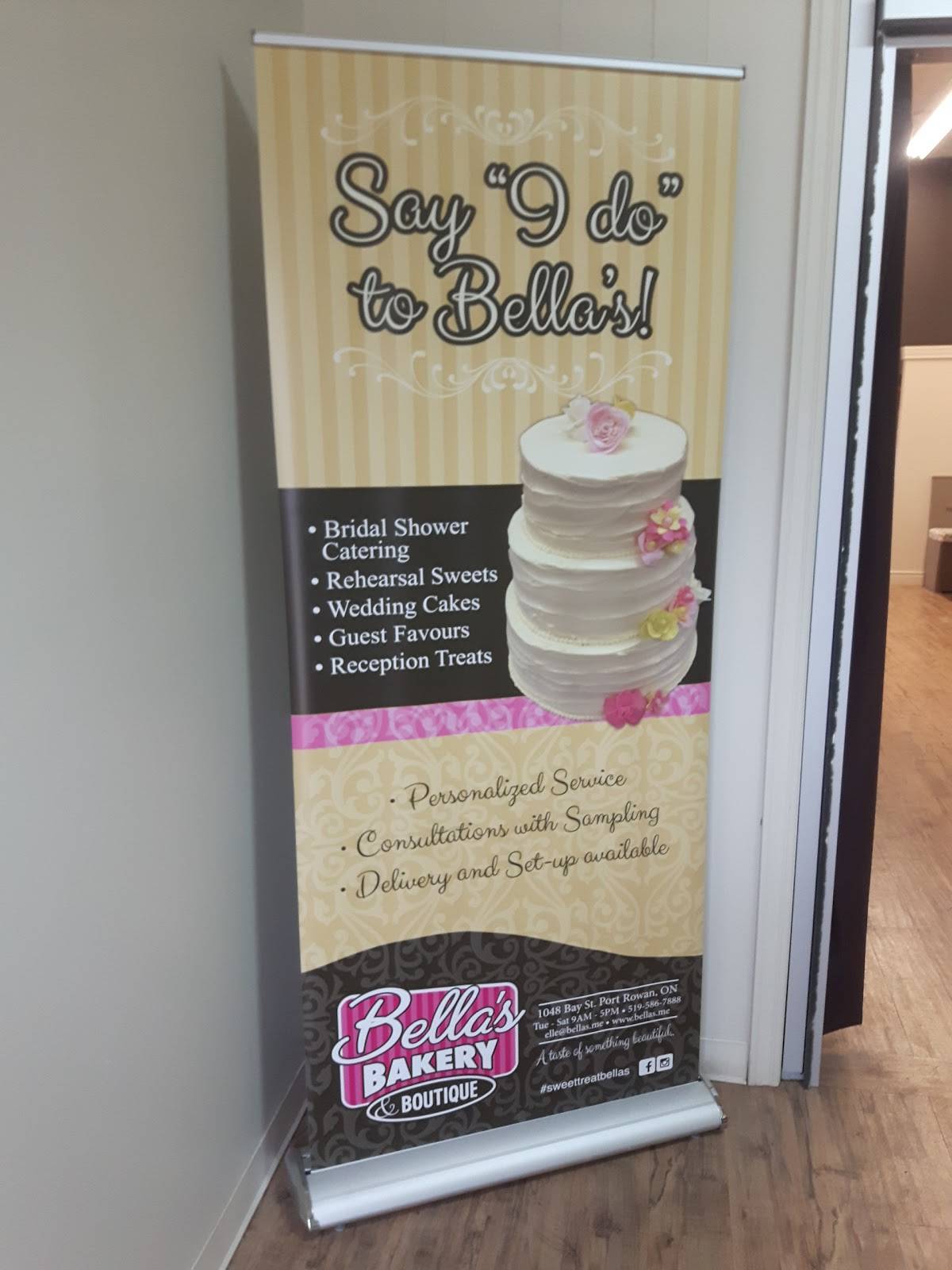 Menu au Bella's Bakery and Cafe, Port Rowan