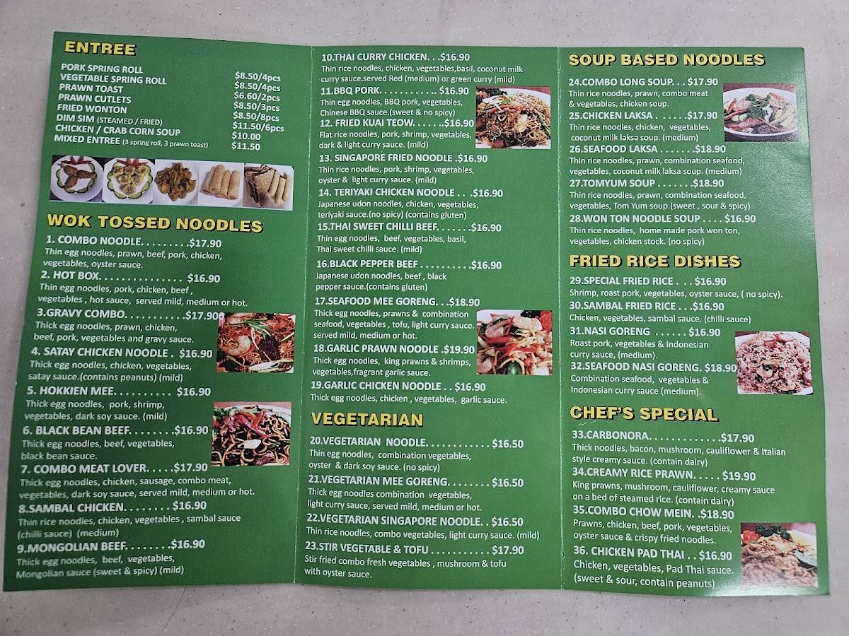 Menu at Bellygood Gympie restaurant, Gympie