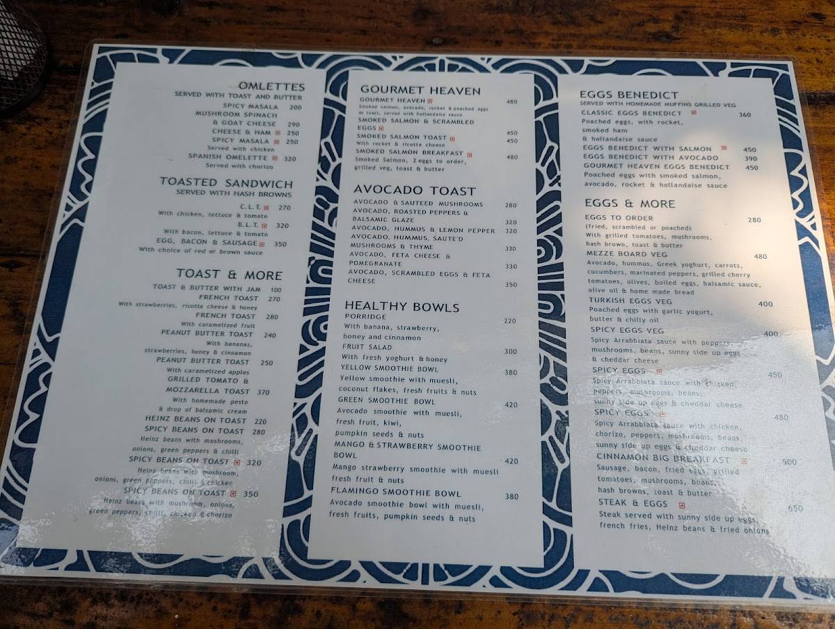 Menu at Cinnamon, Margao, Benaulim Beach Rd