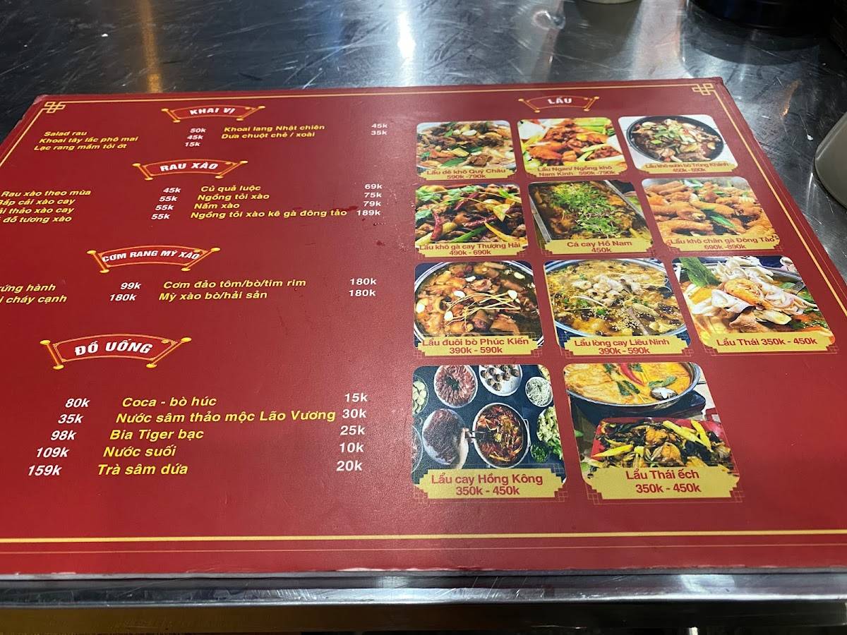 Menu at Bếp Đôn Quán - Lẩu Khô Trung Hoa restaurant, Hanoi