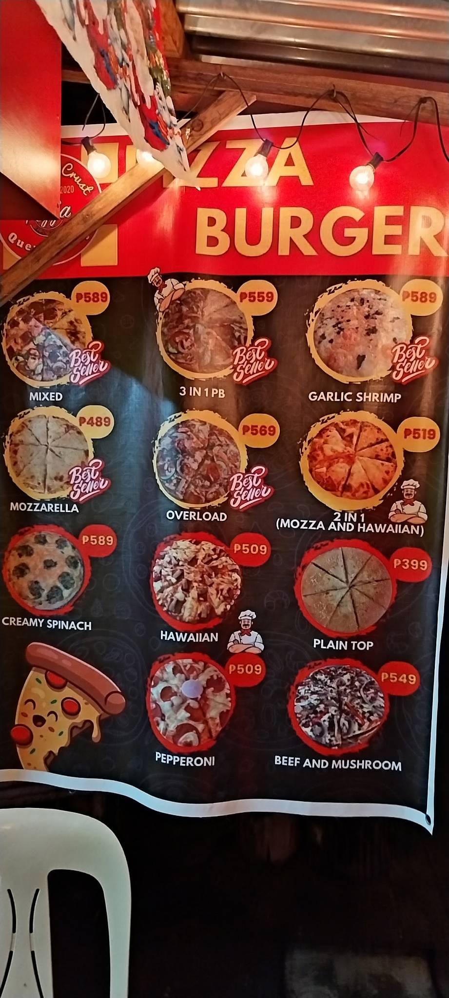 Menu at Beyond the Crust Quezon city restaurant, Quezon City