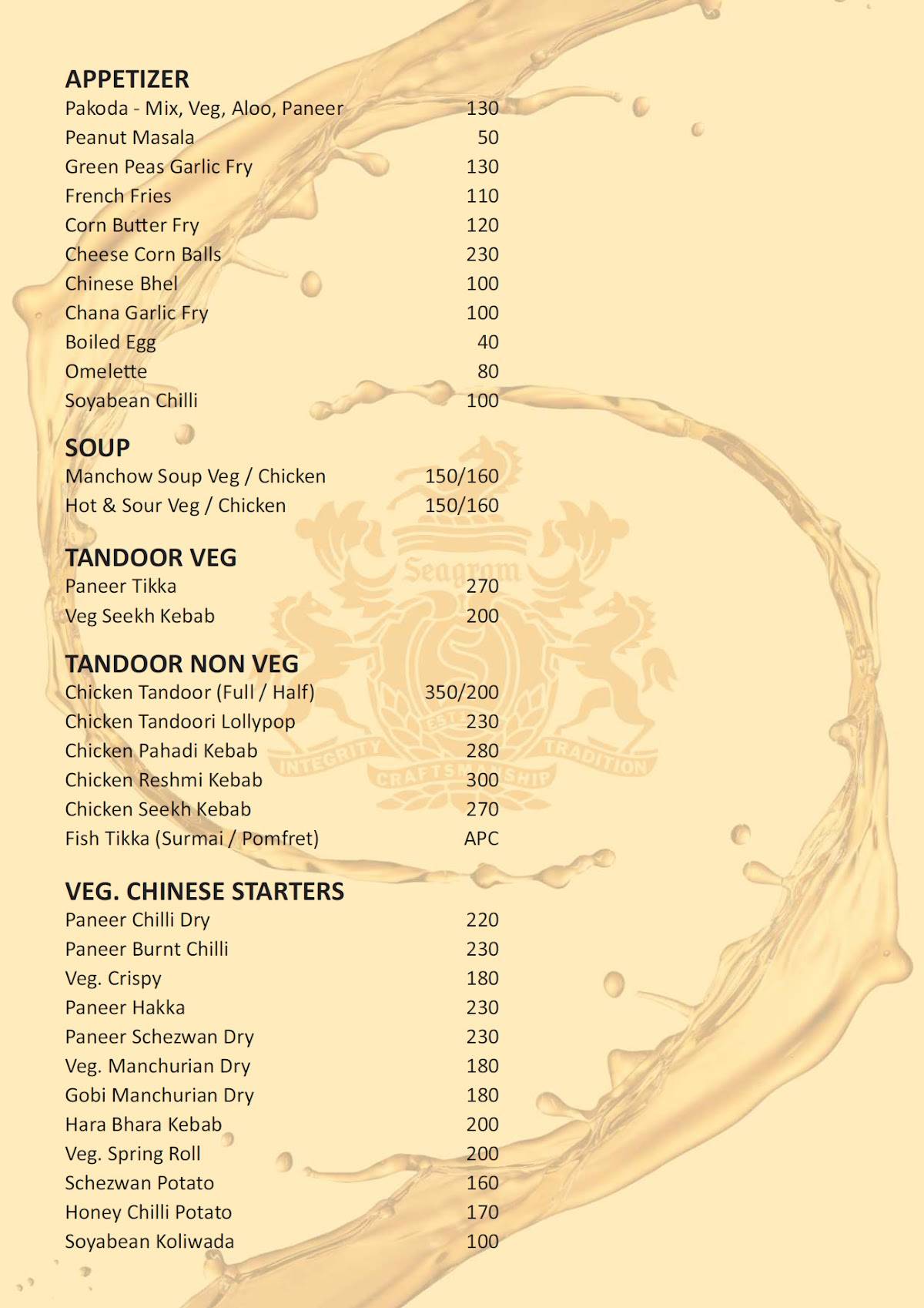 Menu at Bhayander Local Restro Bar, Mira Bhayandar