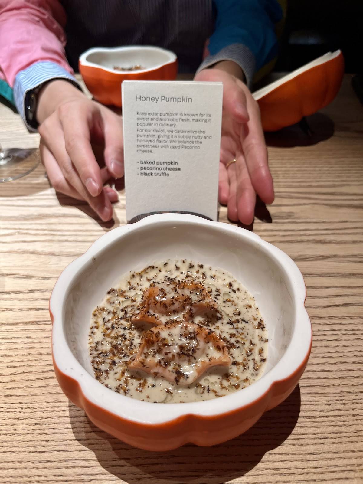 Menu at Birch restaurant, Saint Petersburg