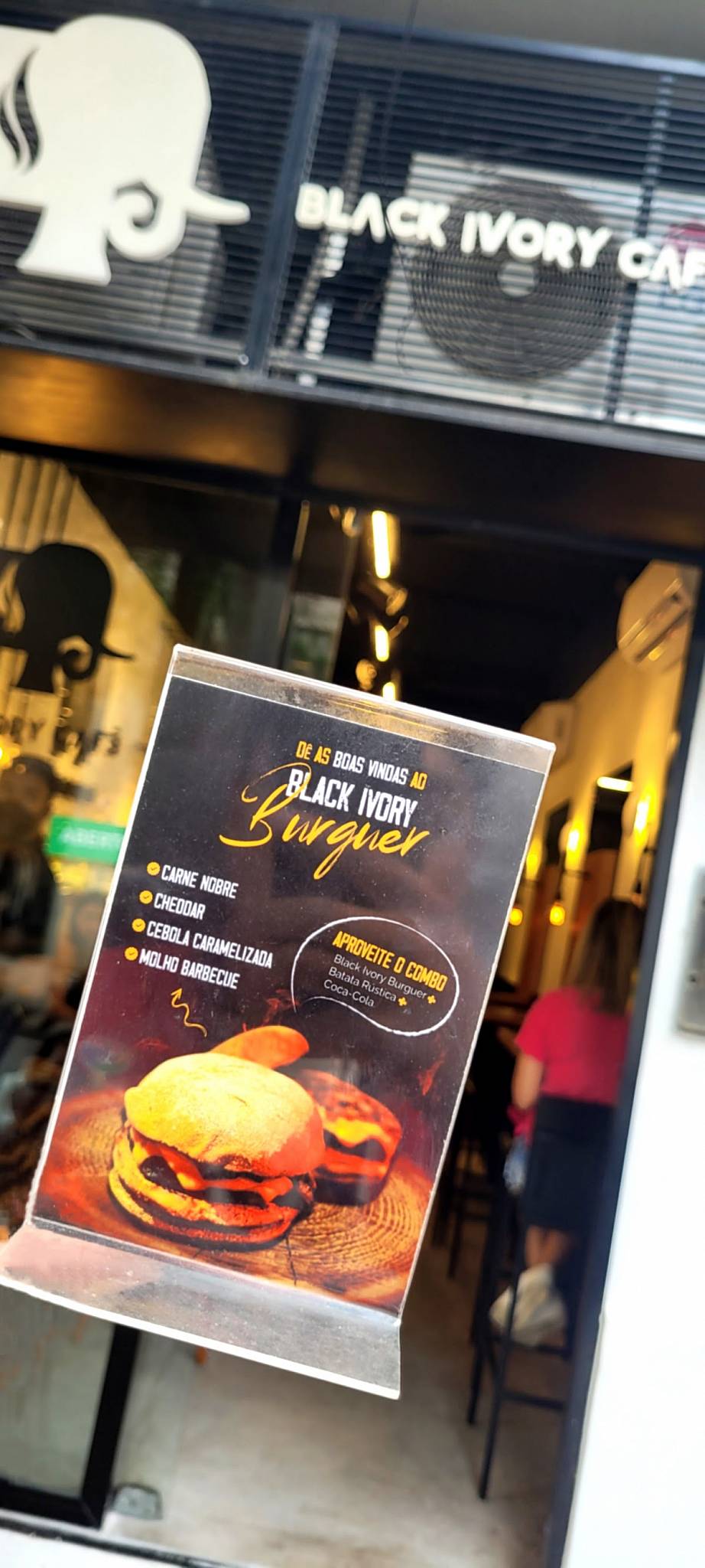 Menu at Black Ivory Café, Niterói