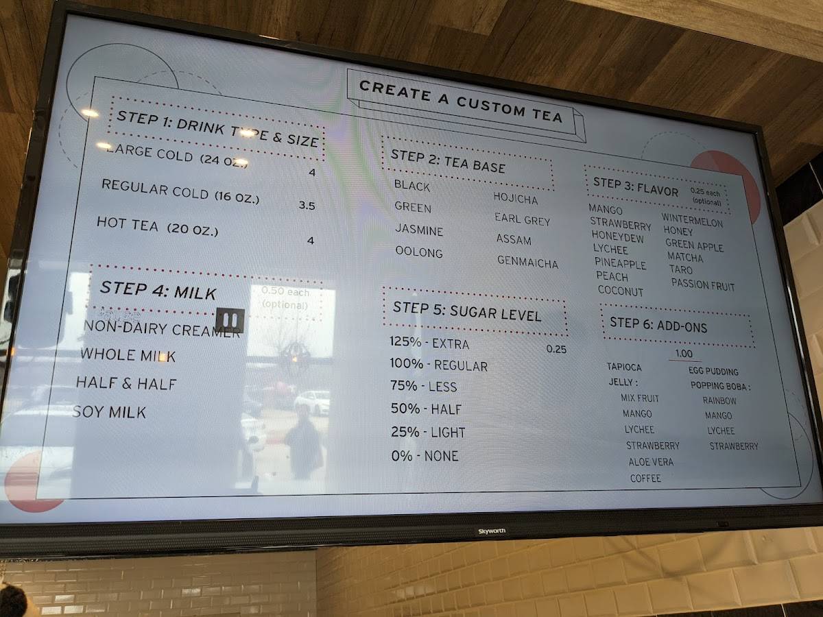 Menu at Boba Republic Plano, Plano
