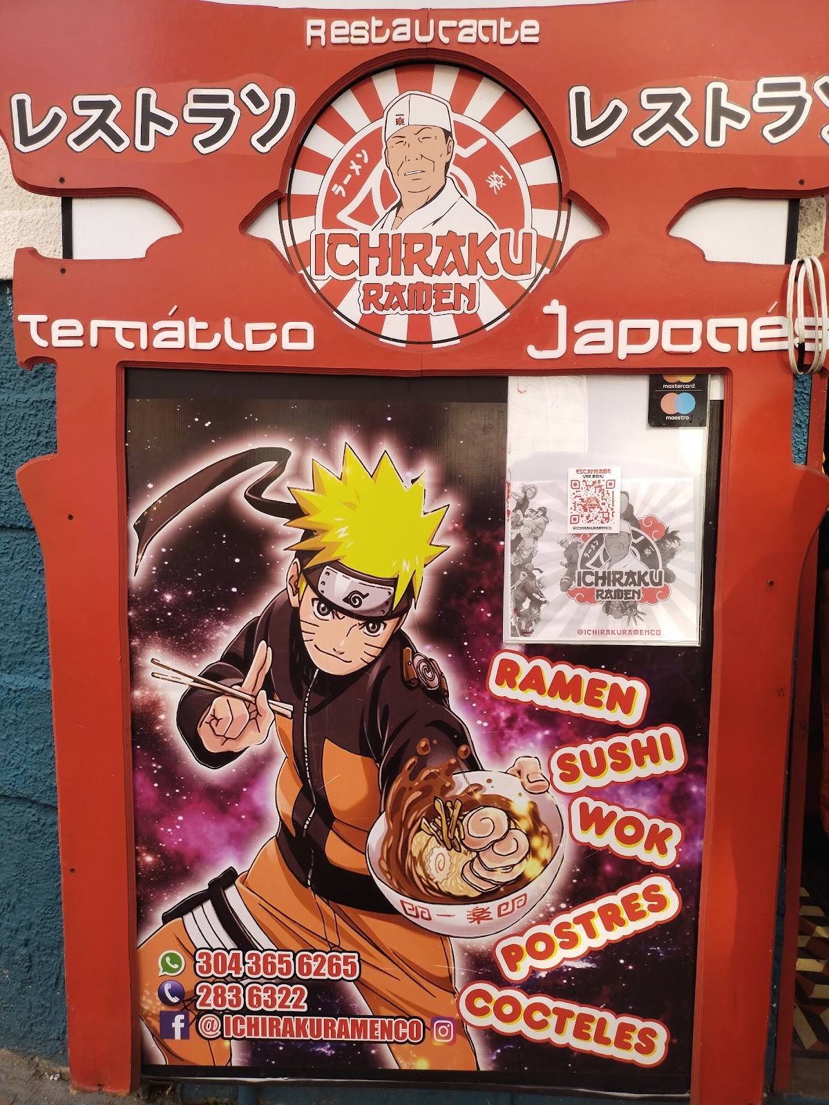 Carta del restaurante Ichiraku Ramen Bogotá, Bogotá