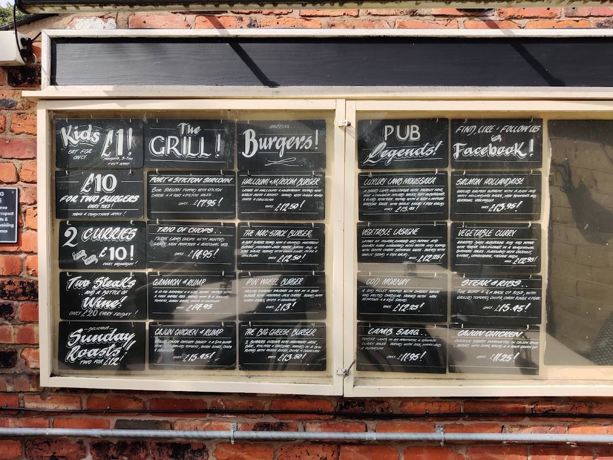 Menu at Bootle Arms pub & bar, Melling