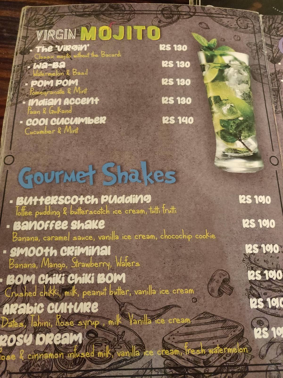 Menu at Boston Bakery and Cafe, Bareilly, A-17