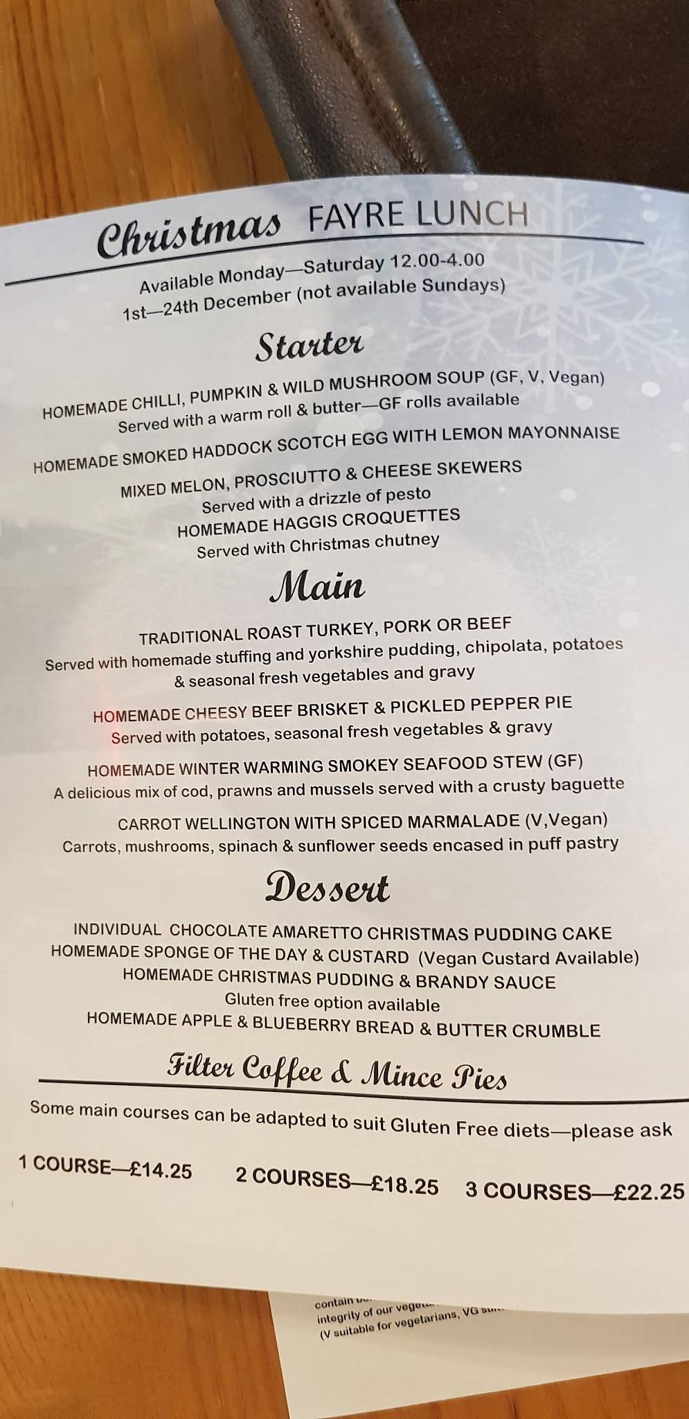 Menu at The Railway pub & bar, Drighlington, 1 Birstall Ln