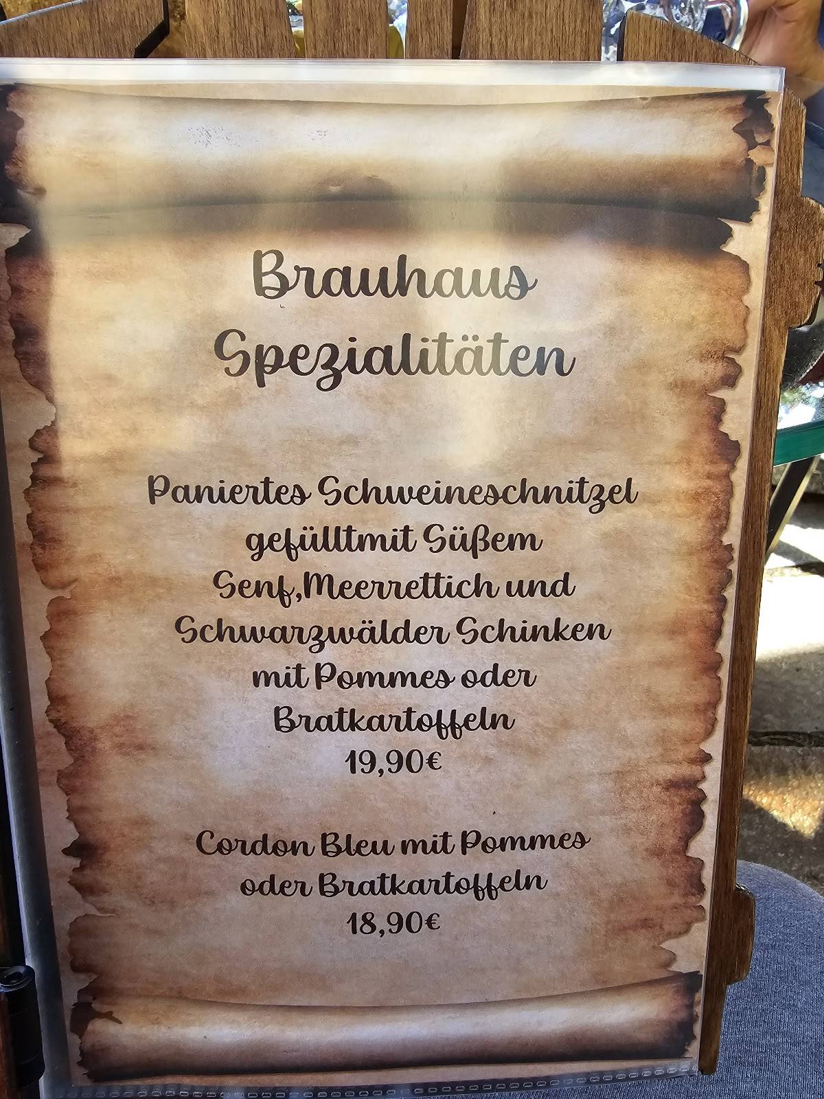 Speisekarte von Brauhaus Saigerhütte restaurant, Olbernhau