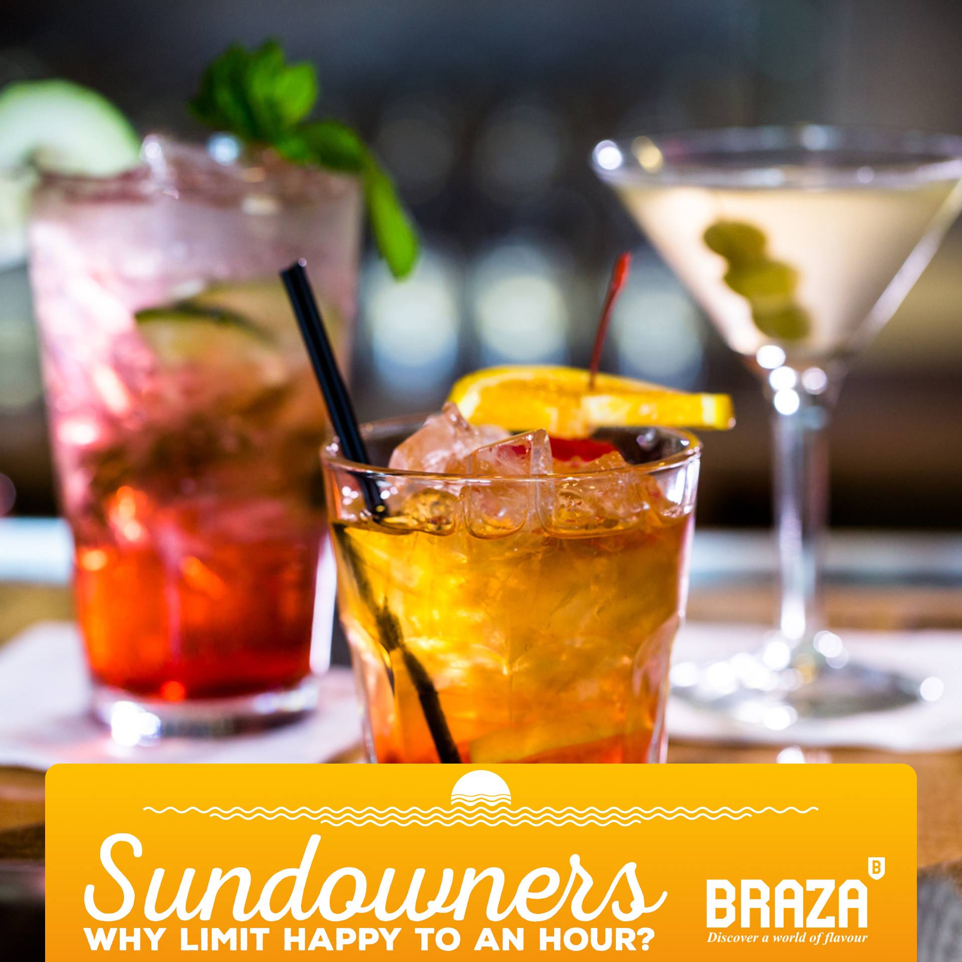 Menu at Braza restaurant, Bloemfontein, Loch Logan
