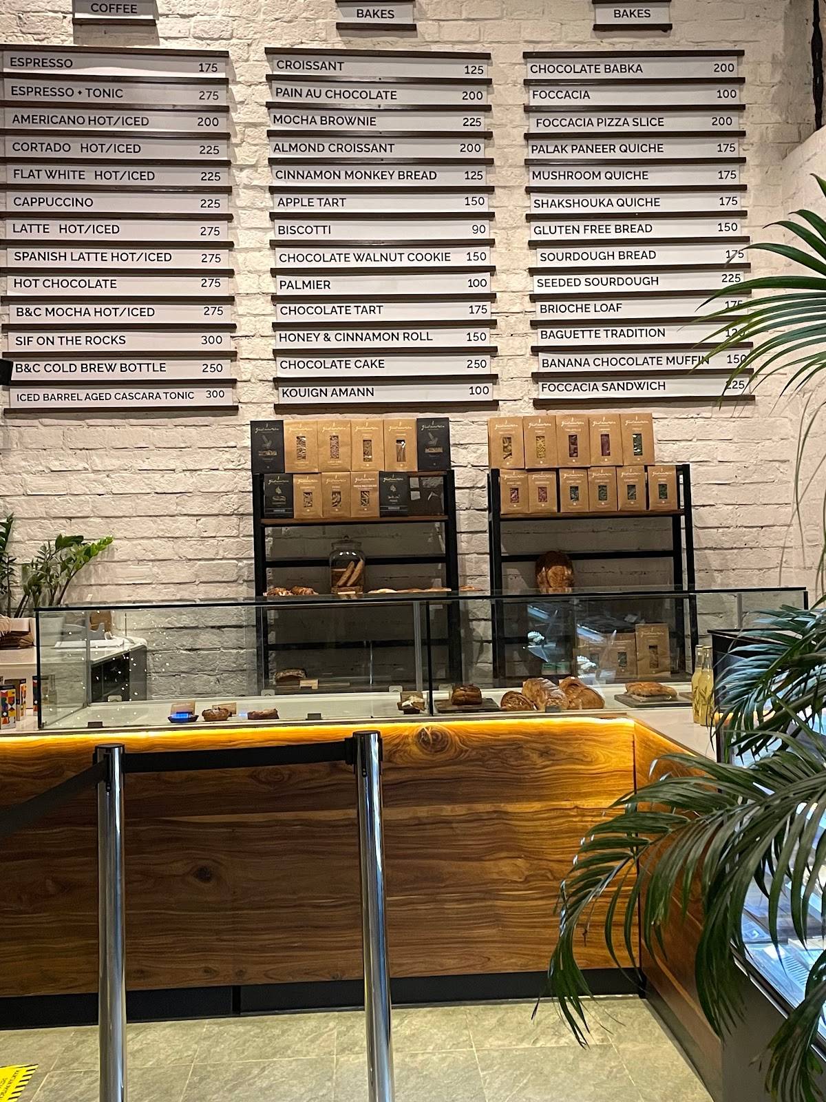 Menu at SOWL, Chennai