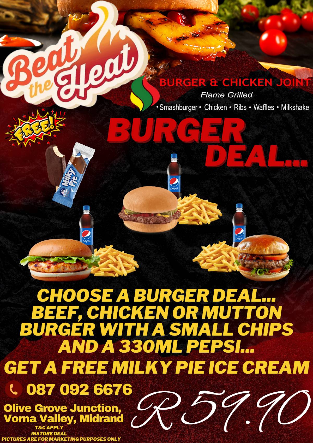 Menu at Burger n Chicken Joint restaurant, Midrand