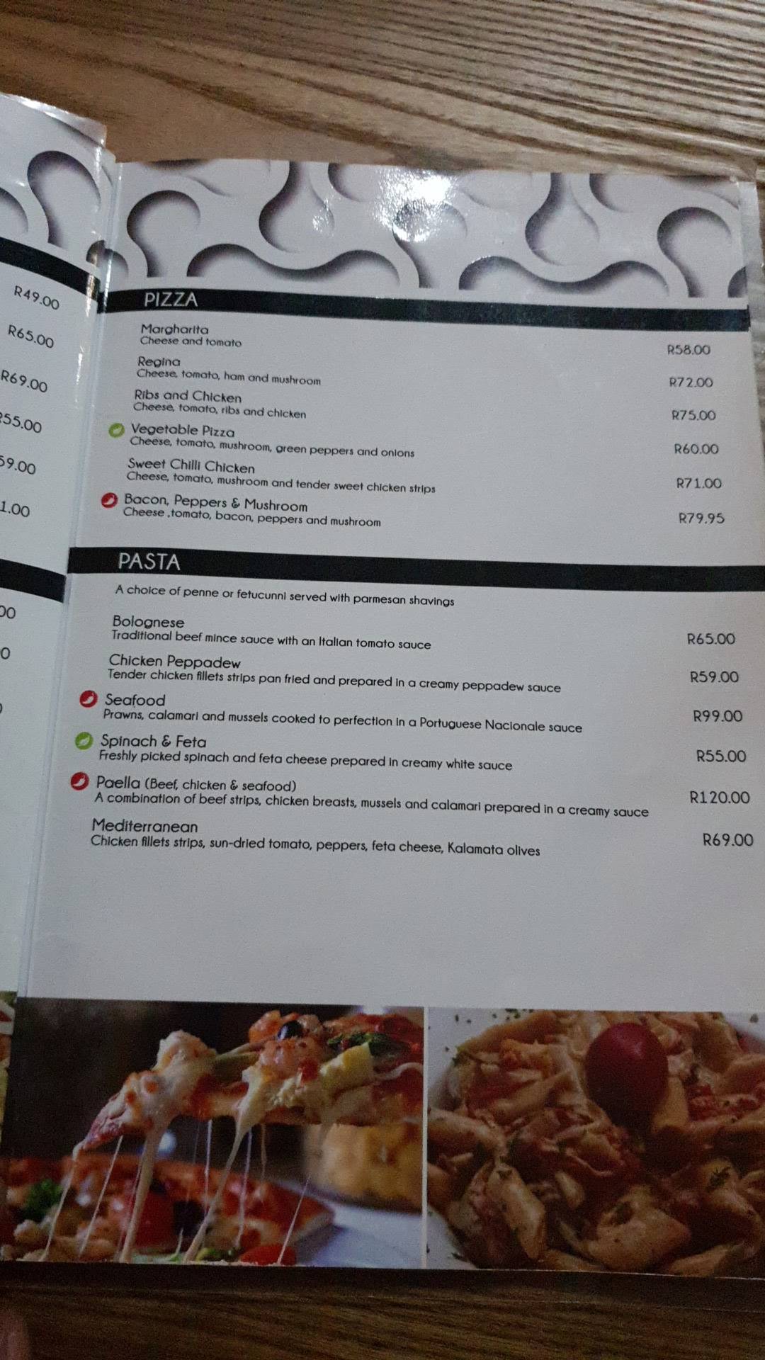 Menu at COFI - Savannah Mall pub & bar, Polokwane